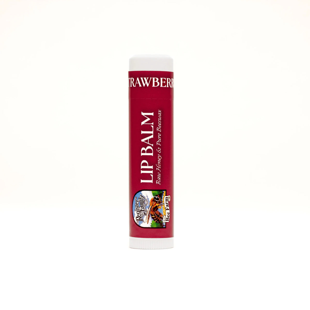 Beeswax Strawberry Lip Balm | Handcrafted Honey Lip Care | Register ...